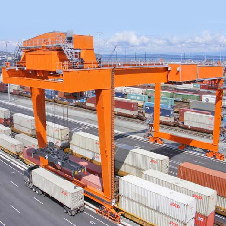 RMG rail model quayside container crane - Buy gantry container crane ...