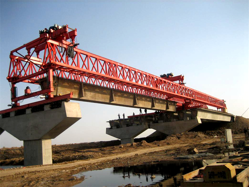Truss type highway bridge erecting crane machine - Buy launcher gantry ...