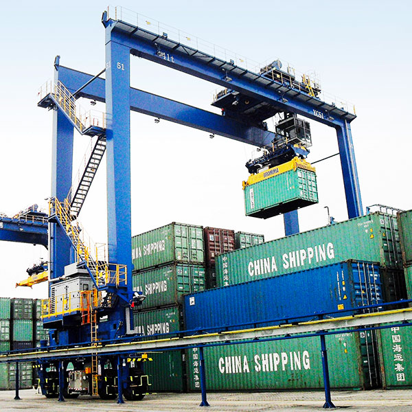RMG rail model quayside container crane - Buy gantry container crane ...